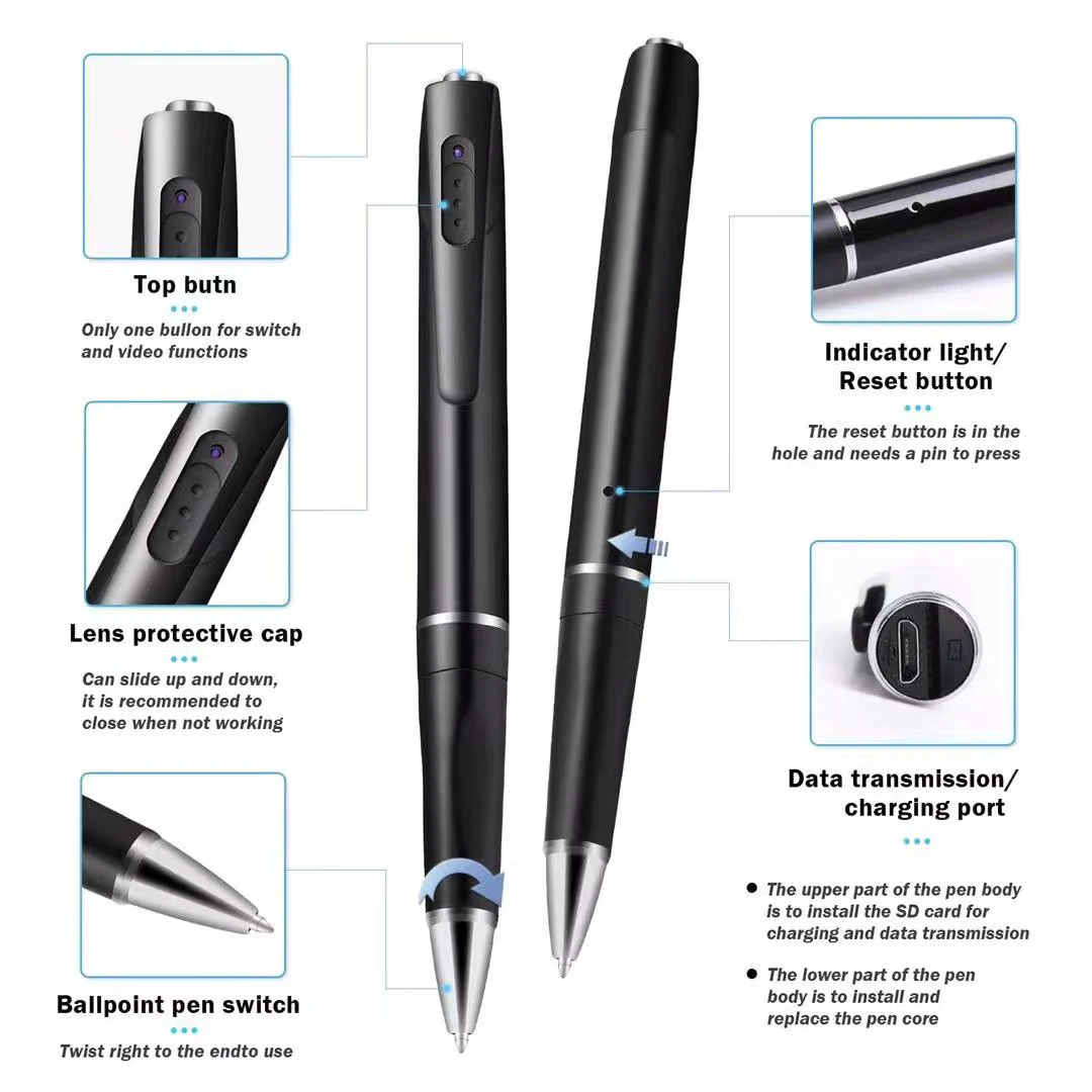 V8 Video Shooting Pen 1080P - CGE